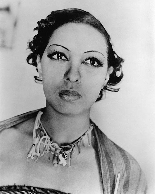 Josephine Baker Portrait - 20x30 Inch Laminated Aviation Poster ...