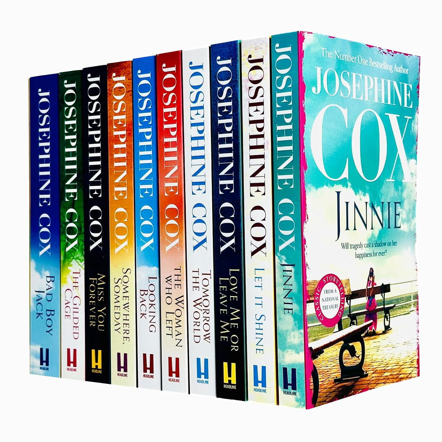 Josephine Cox Collection 10 Books Set (Jinnie, Let It Shine, Love Me or ...
