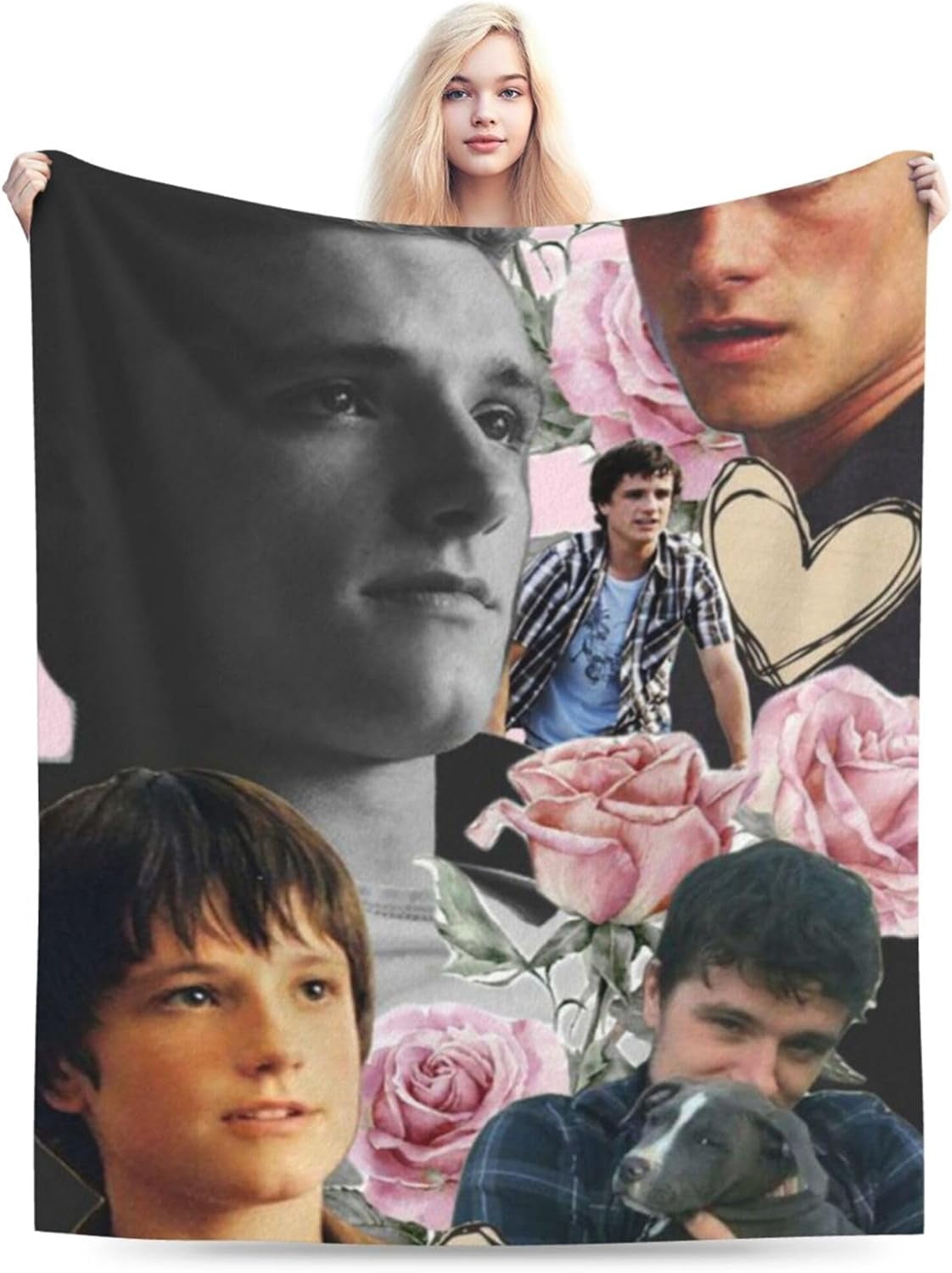 Josh Actor Hutcherson Blanket Soft Throw Blanket Micro Fleece Fuzzy ...
