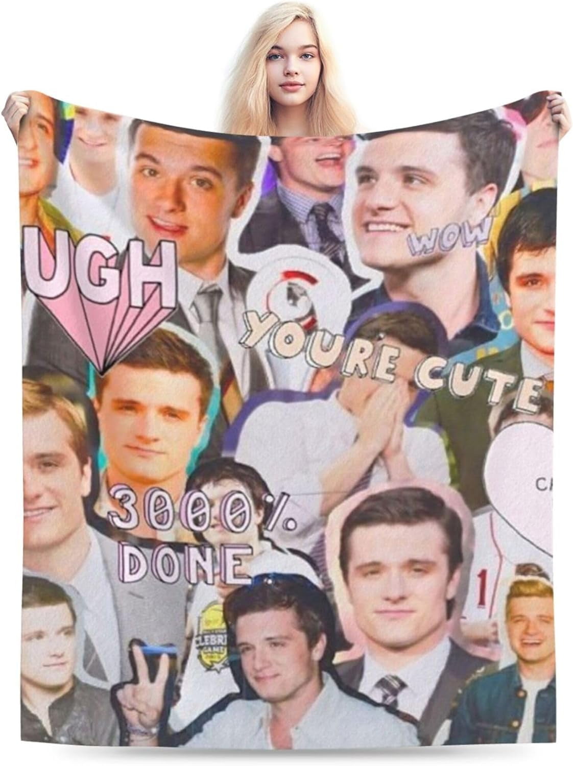 Josh Actor Hutcherson Blanket Soft Throw Blanket Micro Fleece Fuzzy ...