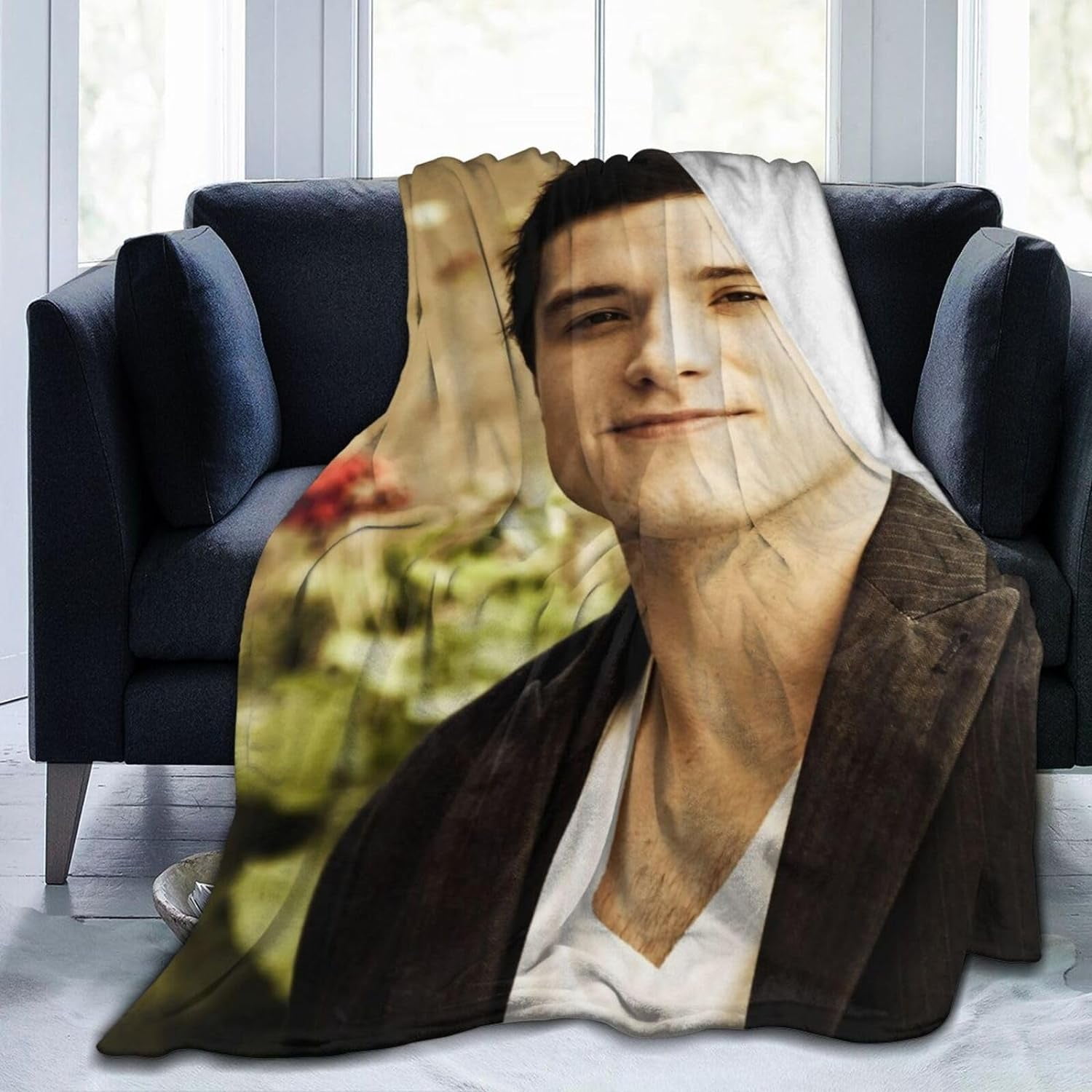 Josh Actor Hutcherson Throw Blanket Soft Plush Travel Blanket for ...