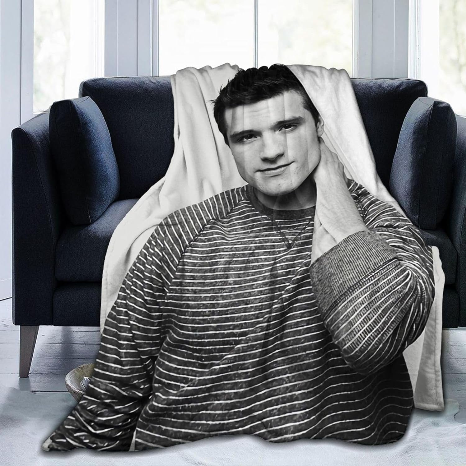 Josh Actor Hutcherson Throw Blanket Soft Plush Travel Blanket for ...
