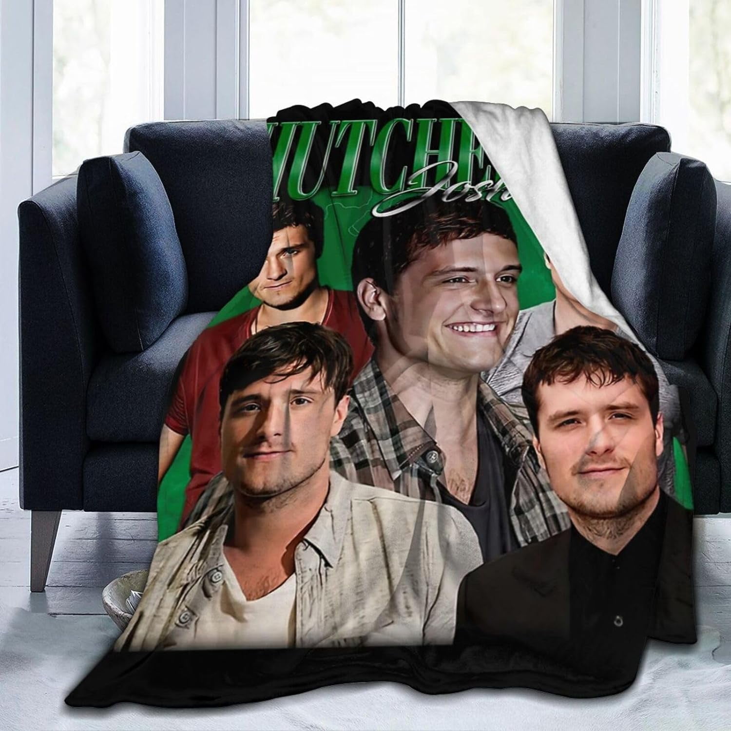 Josh Actor Hutcherson Throw Blanket Soft Plush Travel Blanket for ...