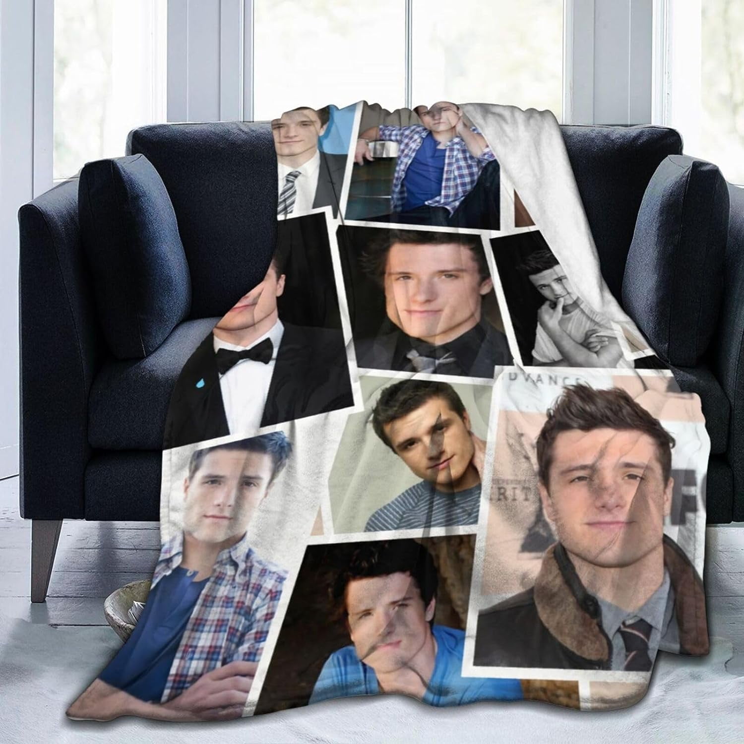 Josh Actor Hutcherson Throw Blanket Soft Plush Travel Blanket for ...