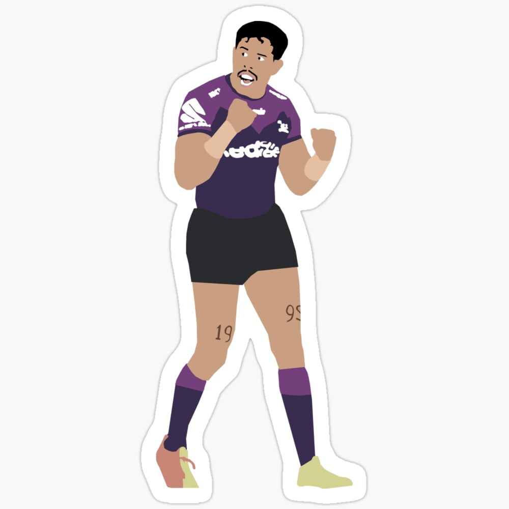 Josh Addo Carr Melbourne Storm Nrl 2 Sticker Phone Decal Water Bottle ...