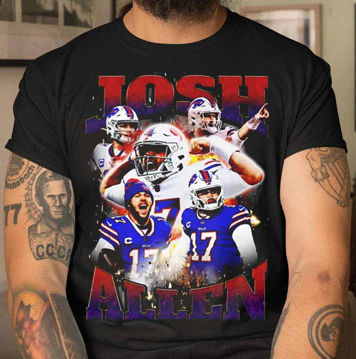 Josh Allen 90s Bootleg Styles Best T-Shirt - Walmart.com