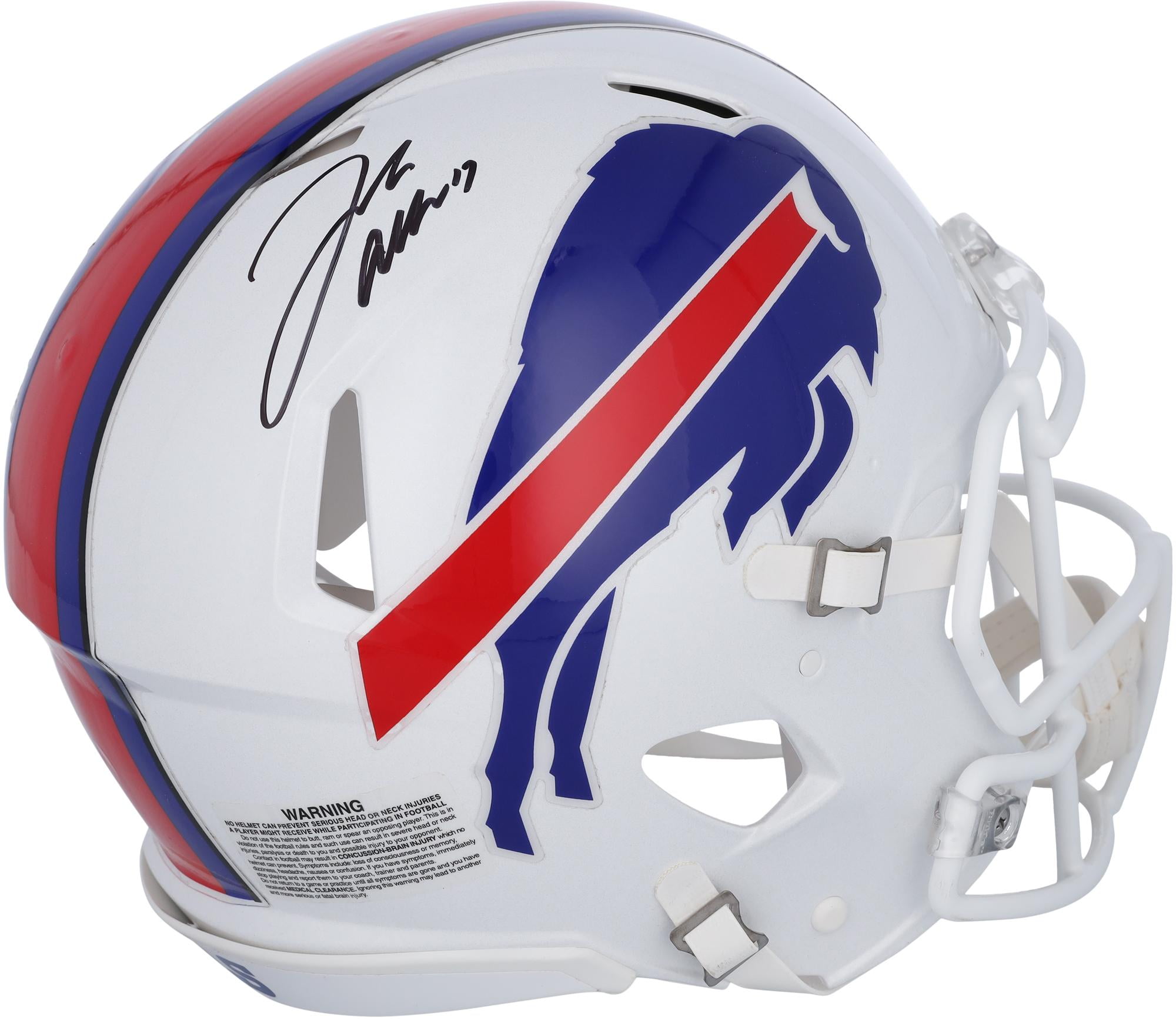 Josh Allen Buffalo Bills Autographed Riddell 2021-Present Speed ...