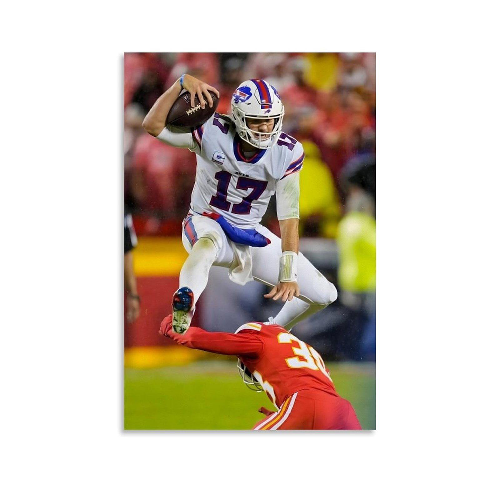 Josh Allen Painting Vintage Poster Picture Print Wall Art Poster ...