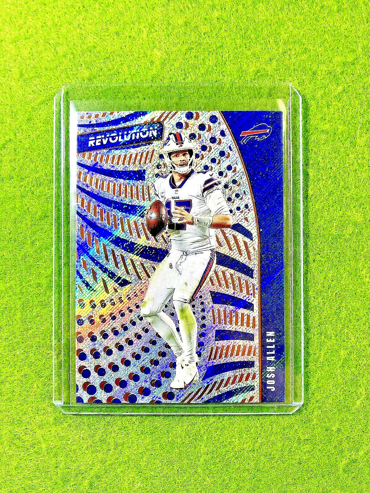 Josh Allen SILVER PRIZM RAPTURE CARD BILLS 2021 JOSH ALLEN Revolution ...
