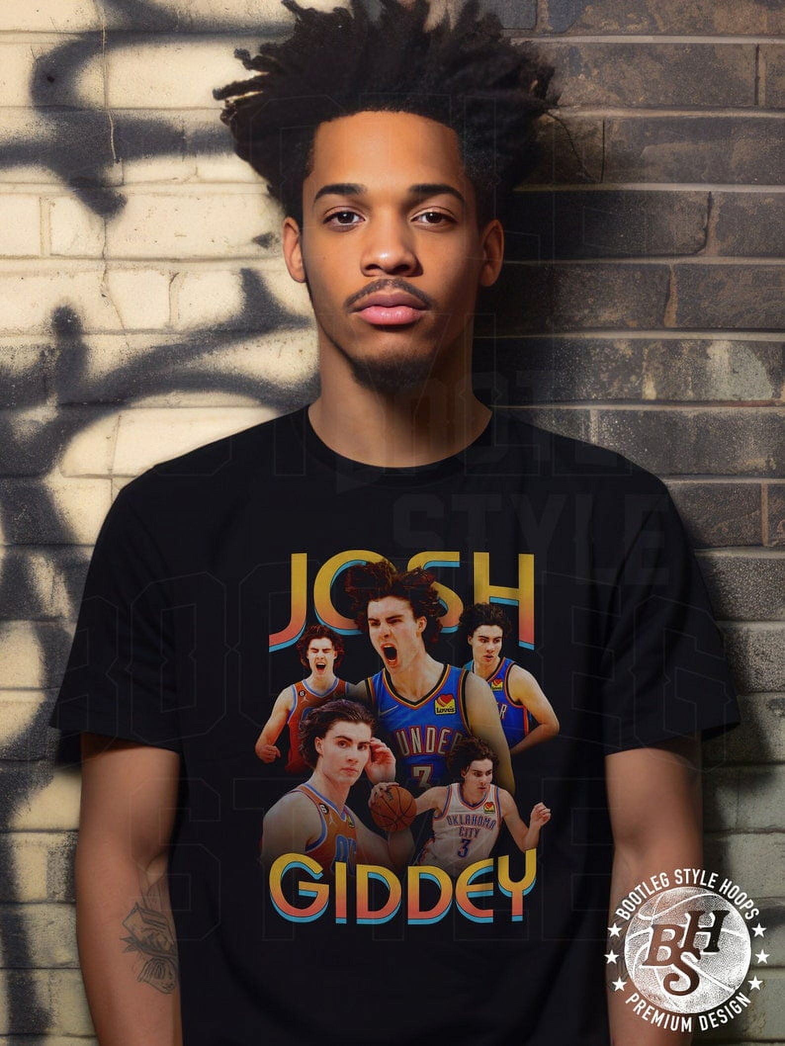 Josh Giddey 90s bootleg shirt - Walmart.com