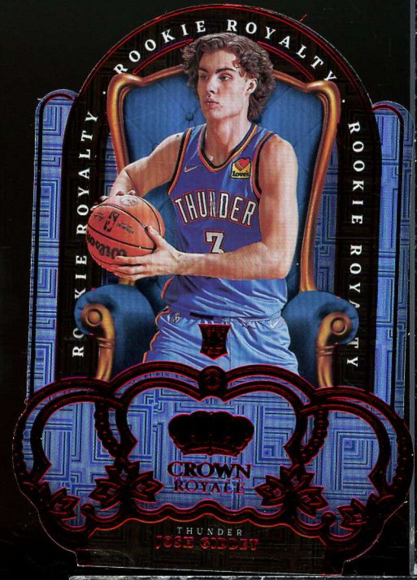 Josh Giddey Card 2021-22 Crown Royale Rookie Royalty Asia Red #29 ...