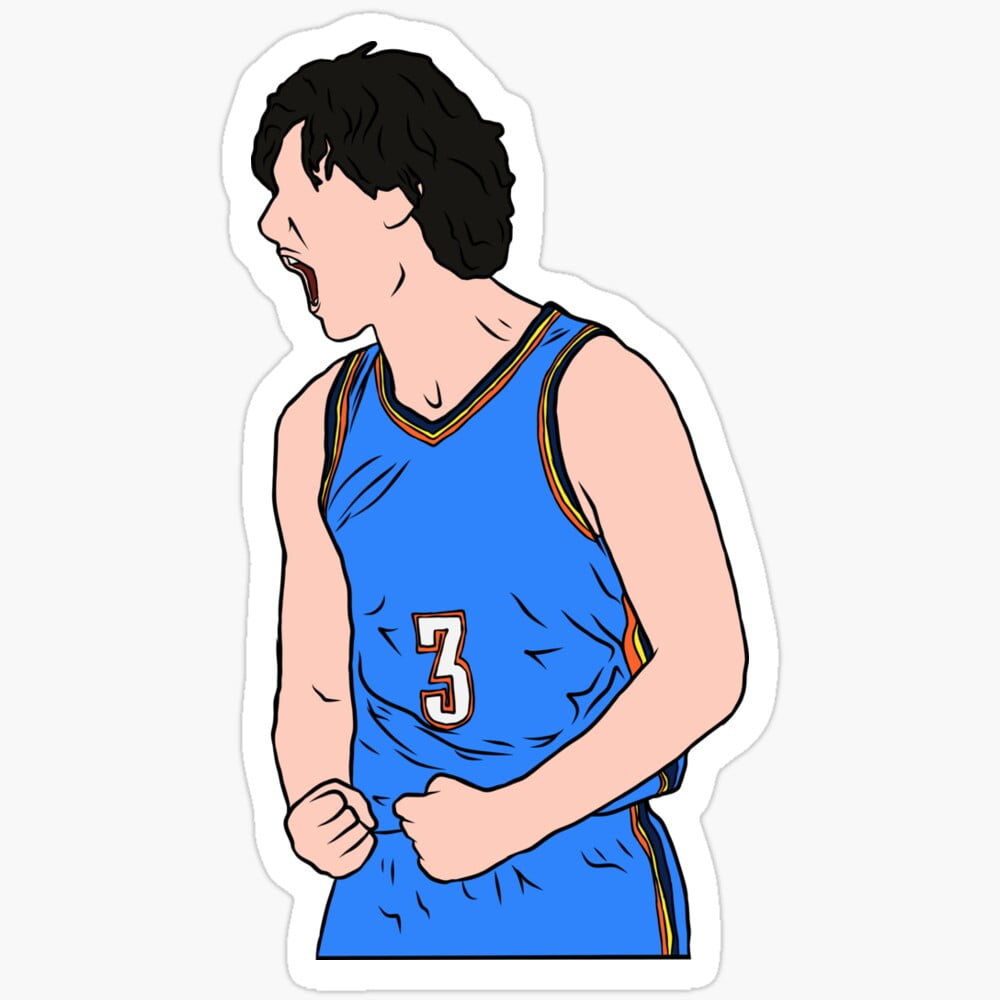 Josh Giddey Celebration Sticker Phone Decal Water Bottle Stickers Car ...