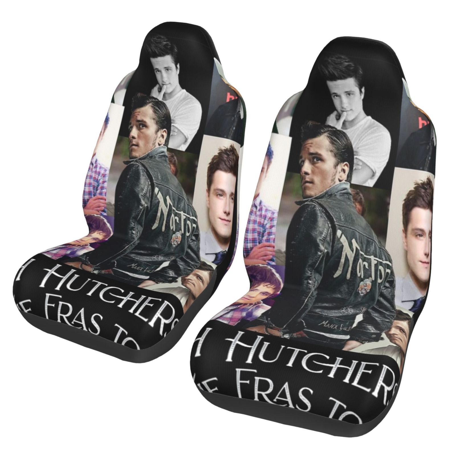 Josh Hutcherson Car Seat Cover Front Seats Full Set of 2 Vehicle Seat Protector Fit Cars, Sedan ...