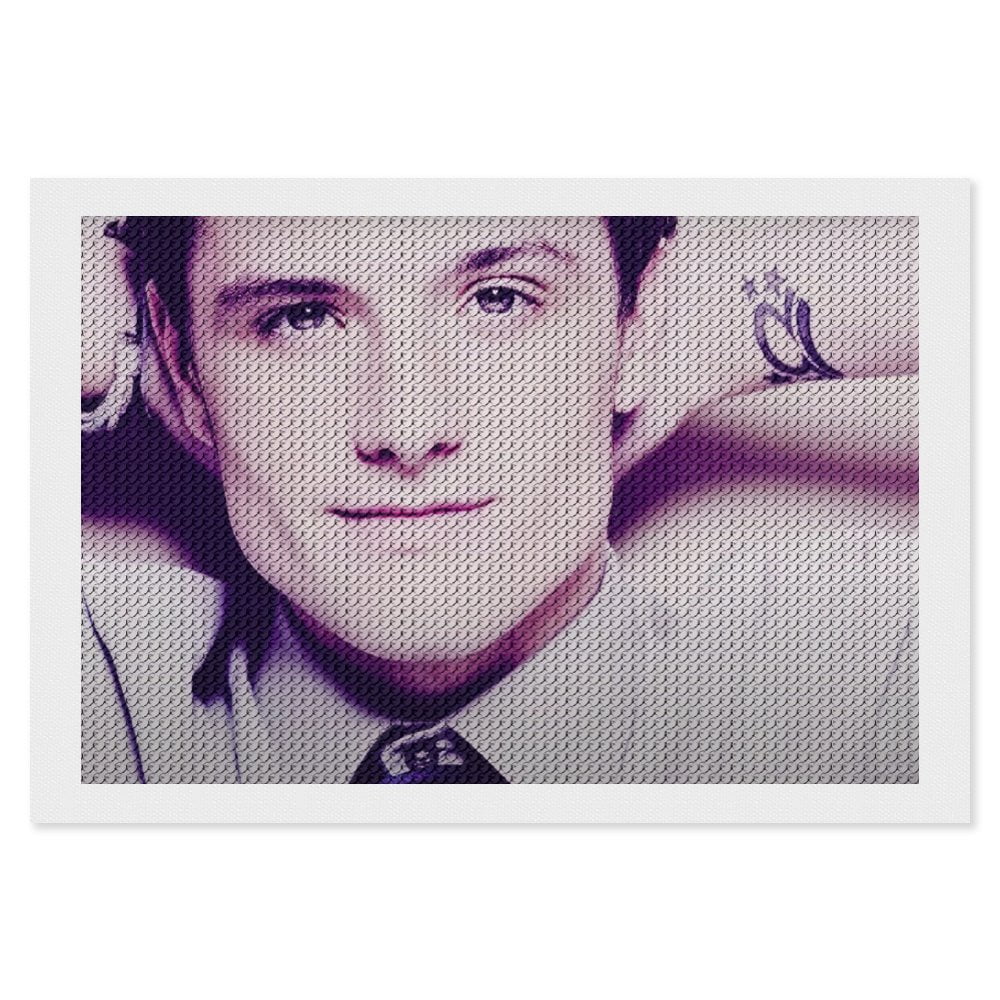 Josh Hutcherson Diamond Art Kits for Adults DIY 5D Diamond Dots Paint ...