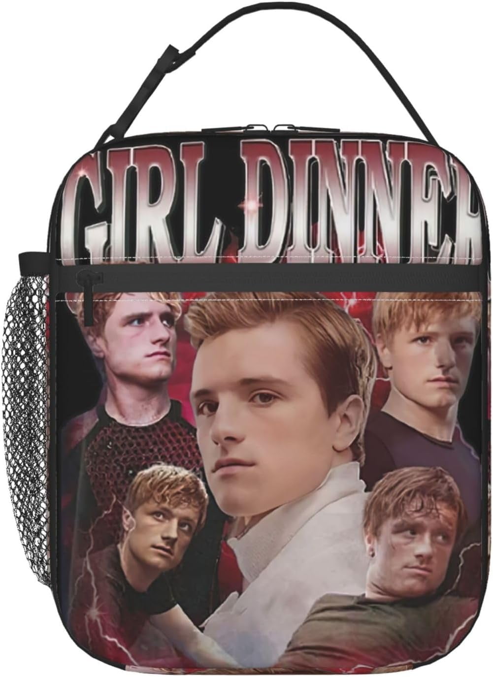 Josh Hutcherson Movie Actor Insulated Lunch Bag Reusable Lunch Tote Bag ...