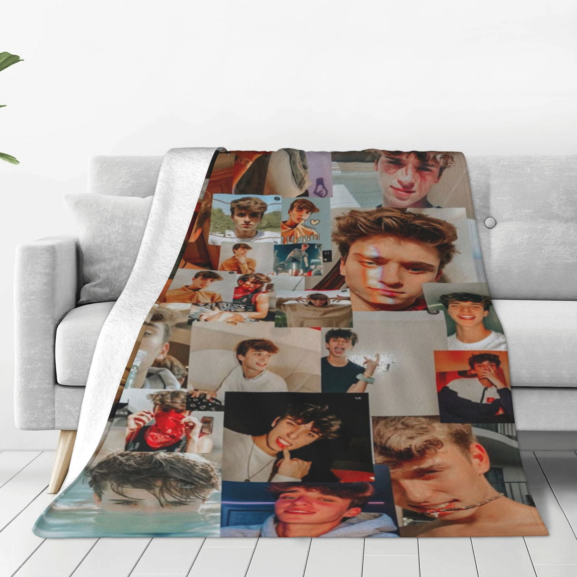 Josh Richards Throw Blanket Soft Plush Travel Blanket for Bedroom ...