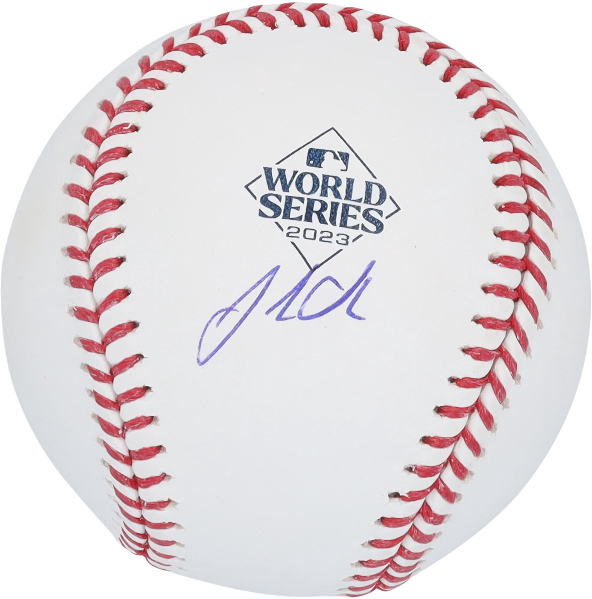 Josh Sborz Texas Rangers 2023 MLB World Series Champions Autographed ...