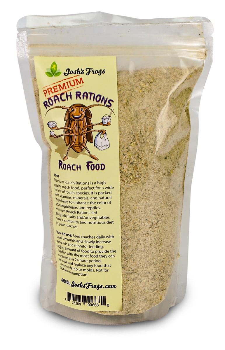 Josh's Frogs Roach Rations Premium Roach Gutloading Food for Reptiles ...