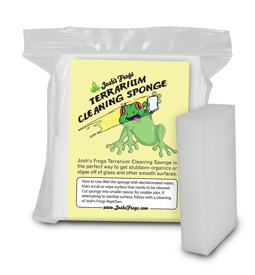 Josh's Frogs Terrarium Cleaning Sponge (4 Pack) - Walmart.com