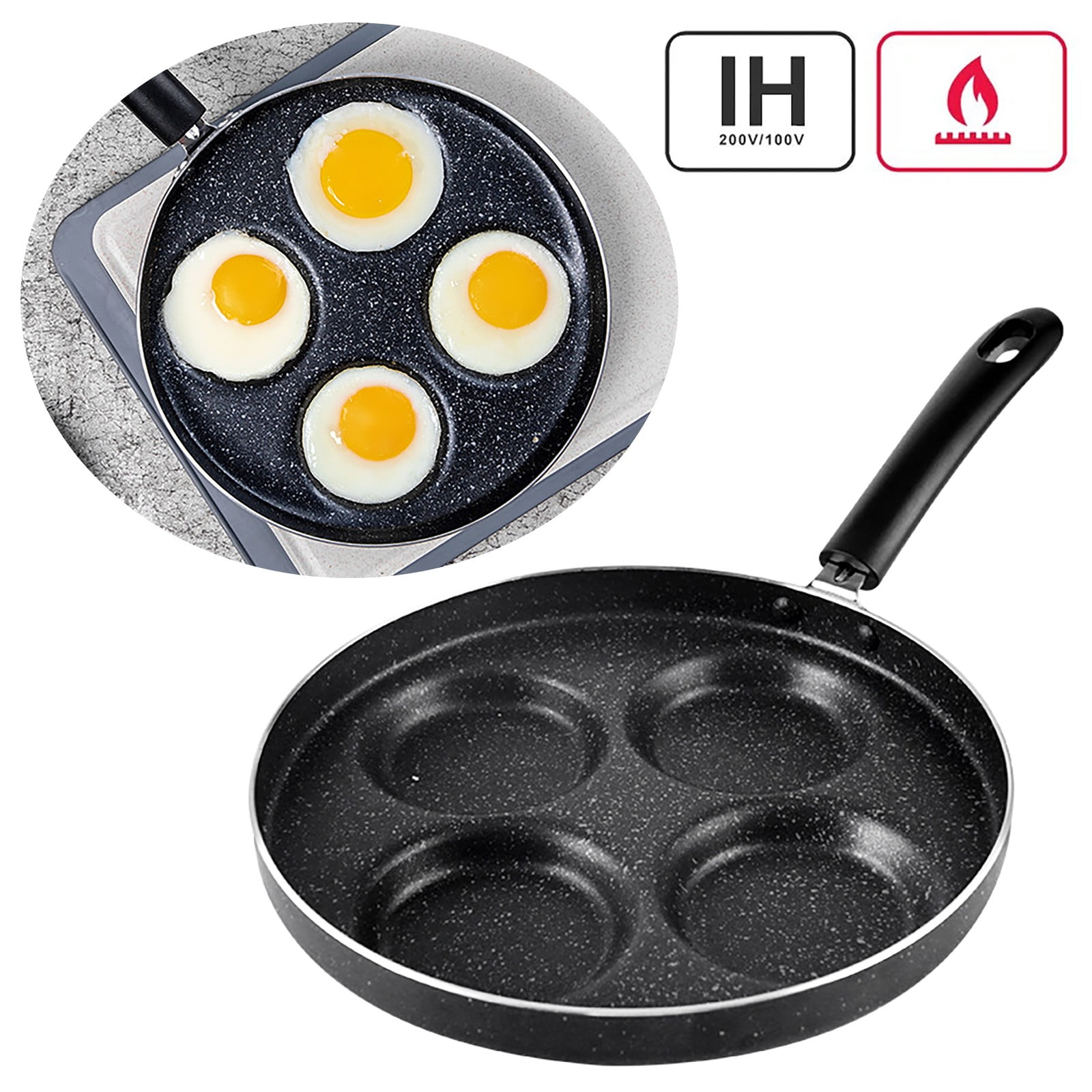 JoshiyBreakfast Pancake Cooking Pan Aluminum Frying Pan For Eggs ...