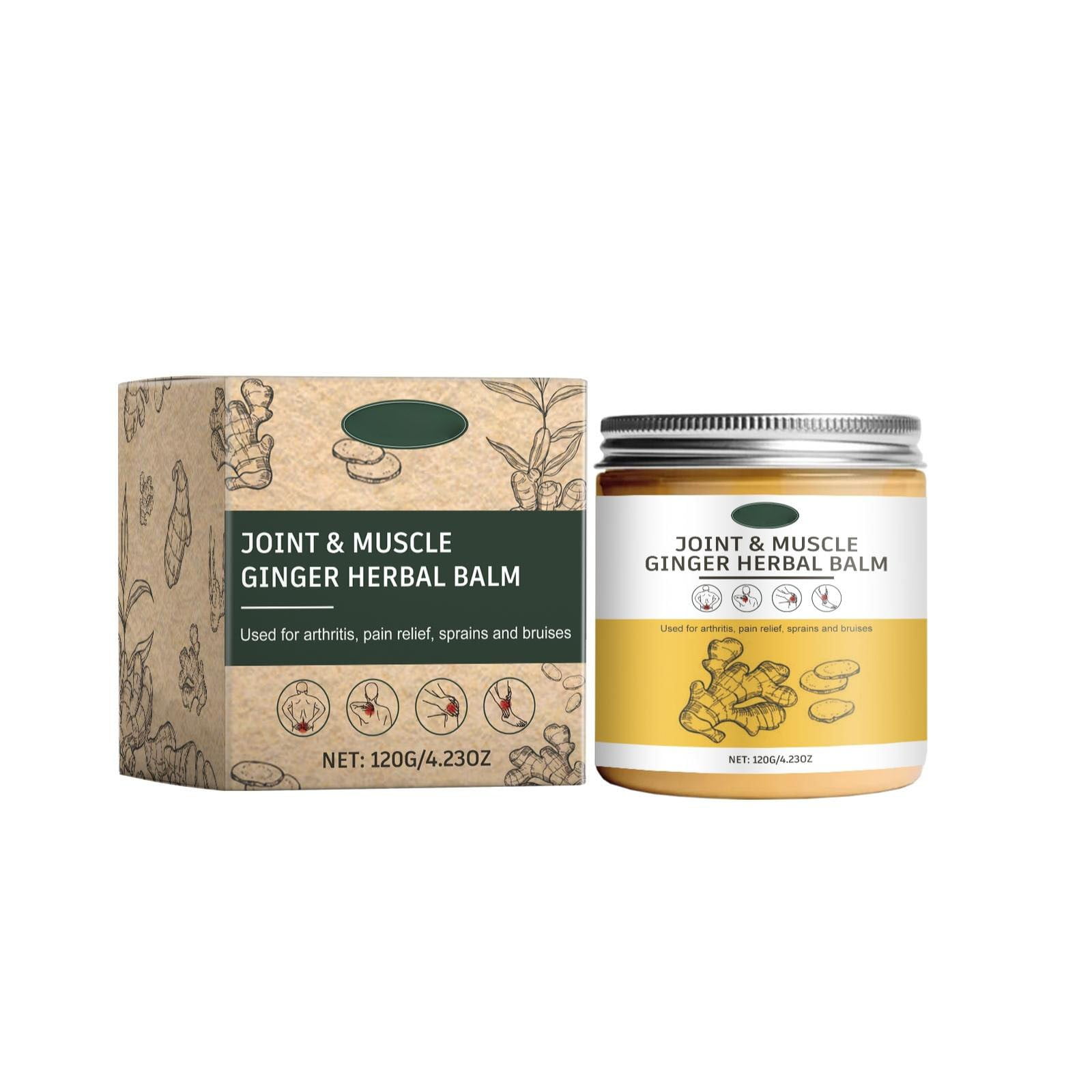 JoshiyGingergrass Ointment For Joint Sprains And Swelling Soothes And ...