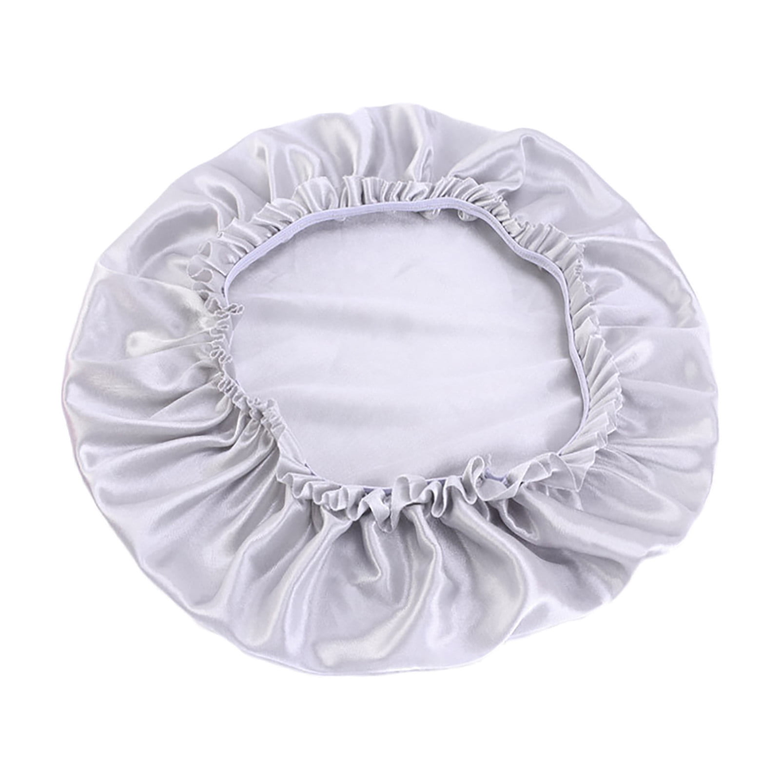 JoshiyWomen's Beauty Salon Cap Simulation Silk Lace Round Cap Night Cap ...