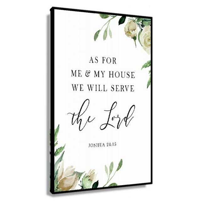 Joshua 24 15 We Willl Serve The Lord Bible Verse Wall Art, Printable ...