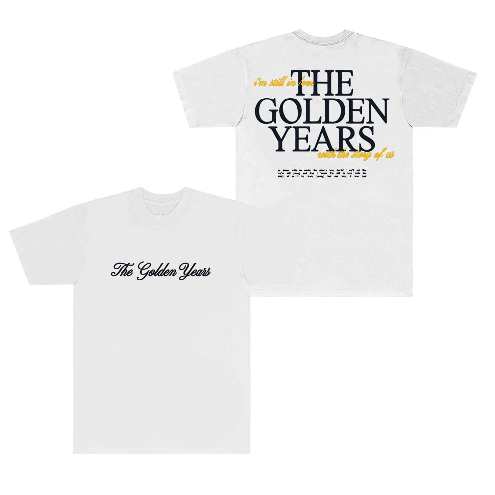 Joshua Bassett Lyric Tee 2024 The Golden Years Tour Merch Summer Women ...