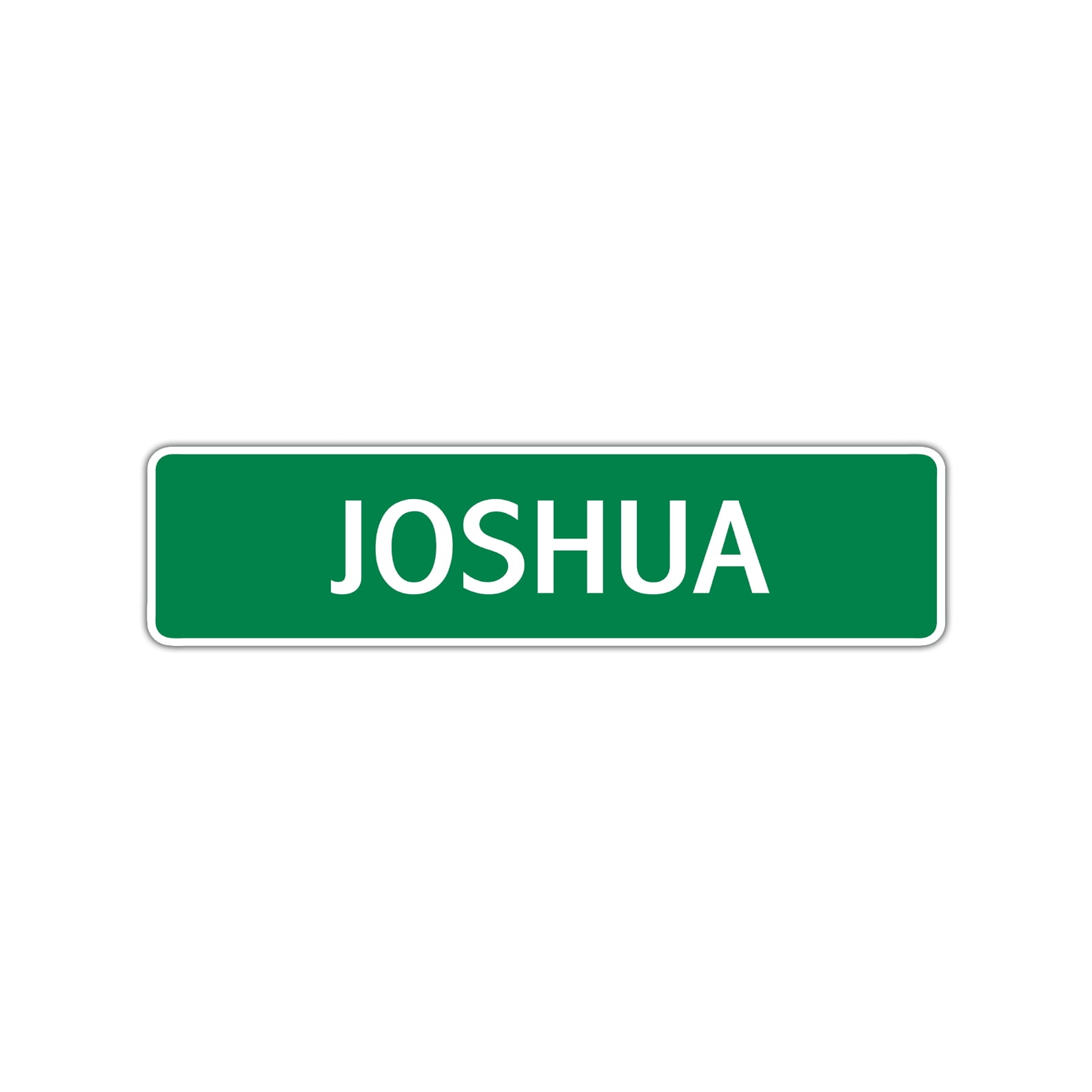 Joshua Boys Children Name Indoor Outdoor Letter Printed Label Wall ...