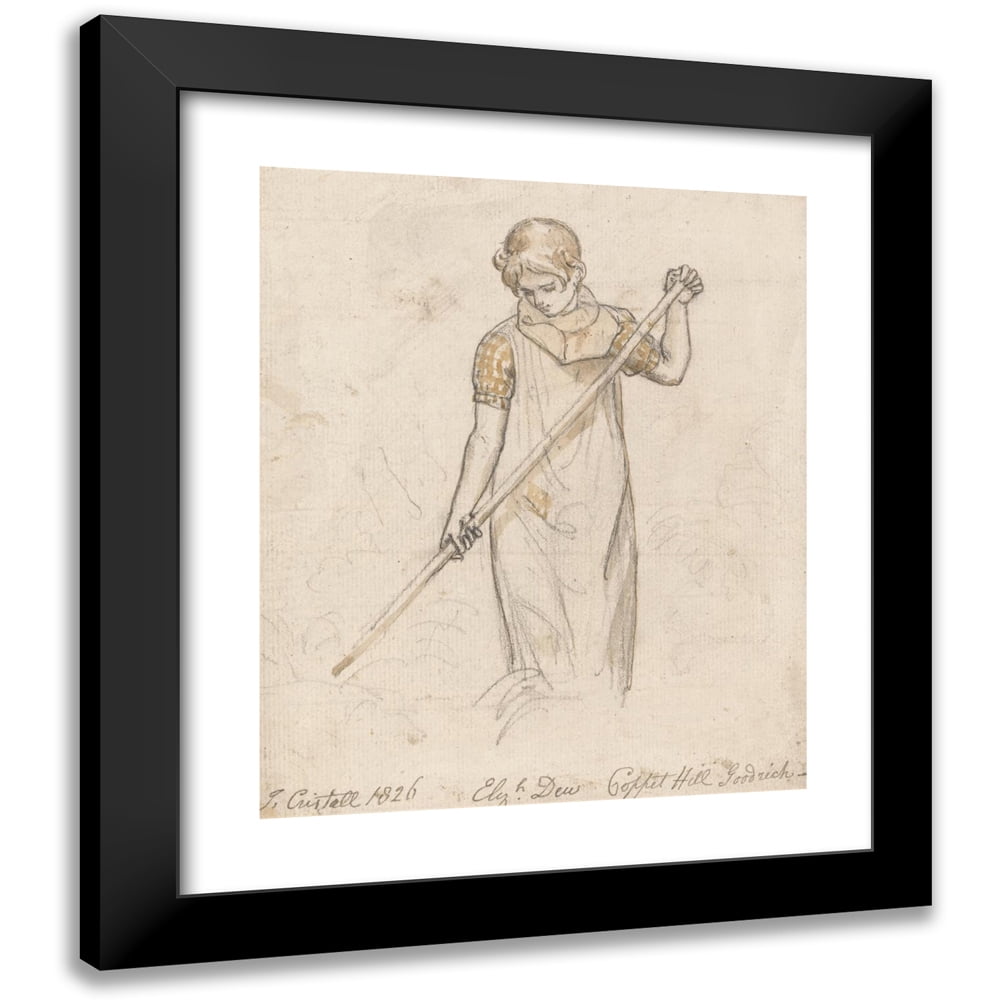 Joshua Cristall 12x14 Black Modern Framed Museum Art Print Titled ...