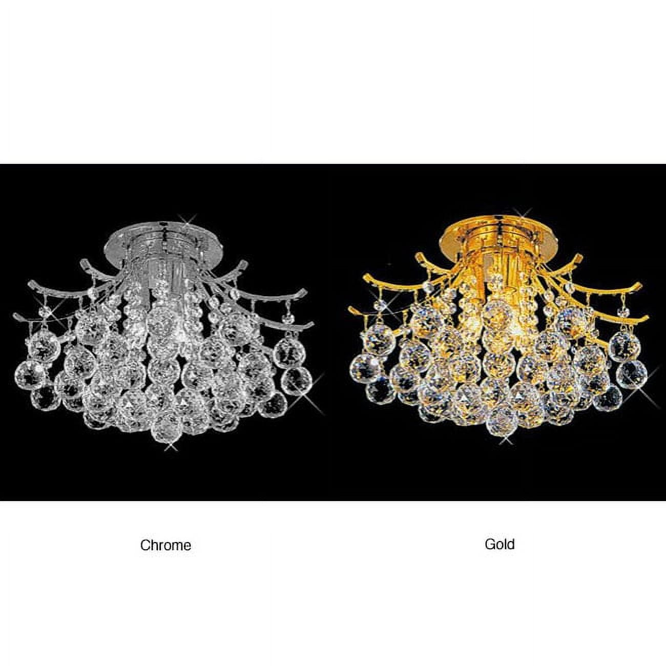 Joshua Marshal Home Collection Lead Crystal Ball Flush Mount Ceiling ...