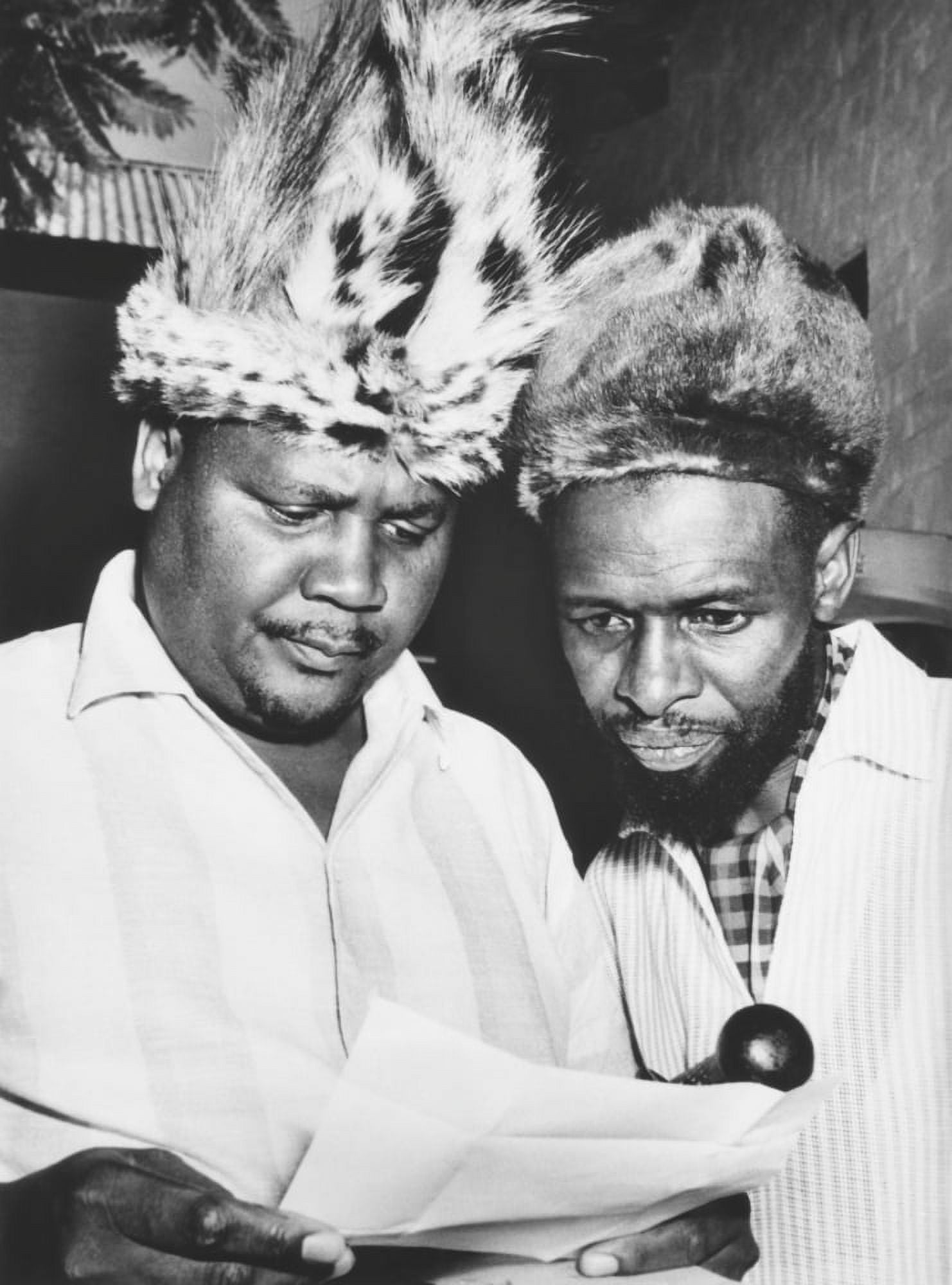 Joshua Nkomo Reading A Rhodesian Criminal Charge Against Him In April ...