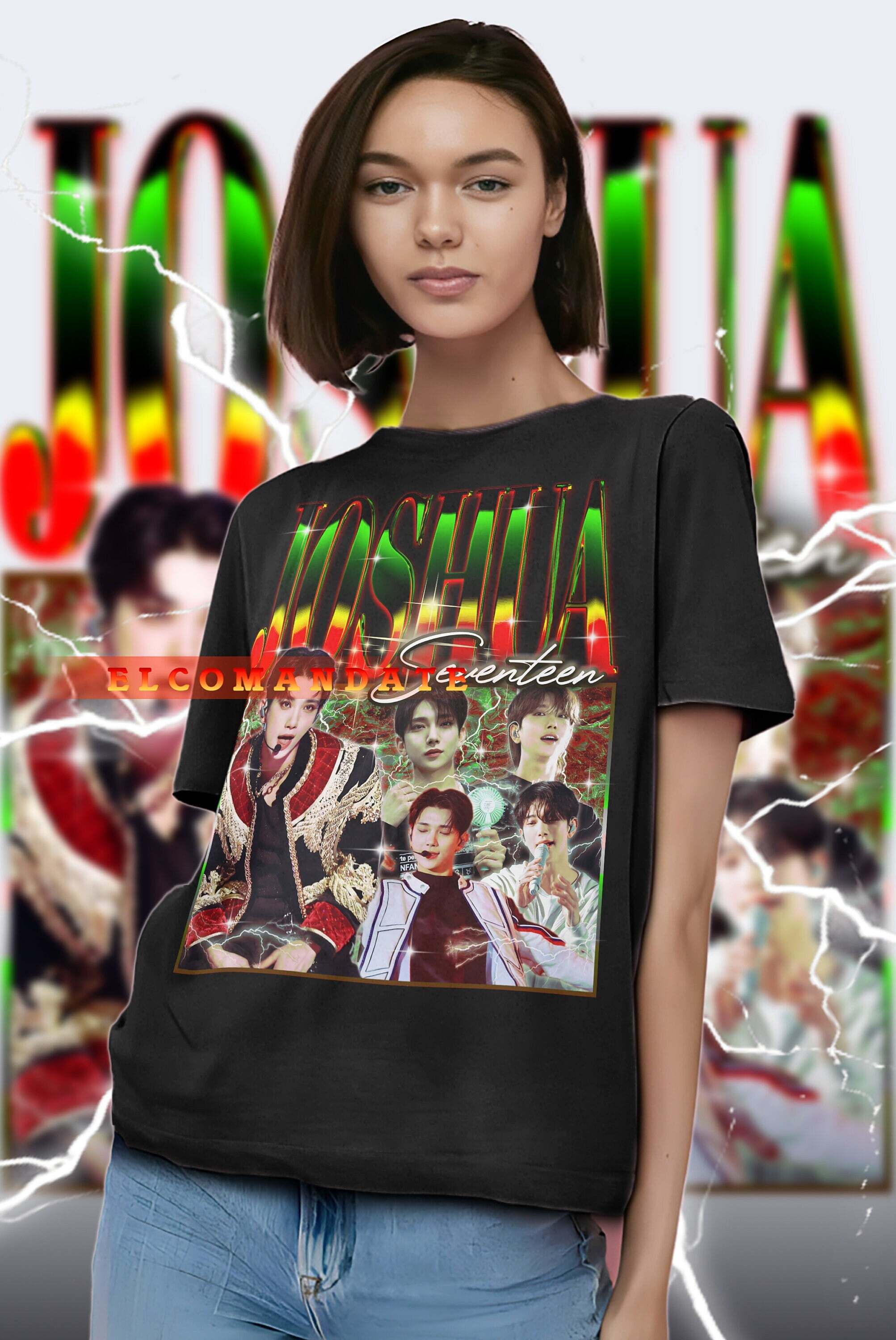 Joshua Seventeen Seventeen K-pop K-pop Merch Joshua Hong Seventeen Band ...