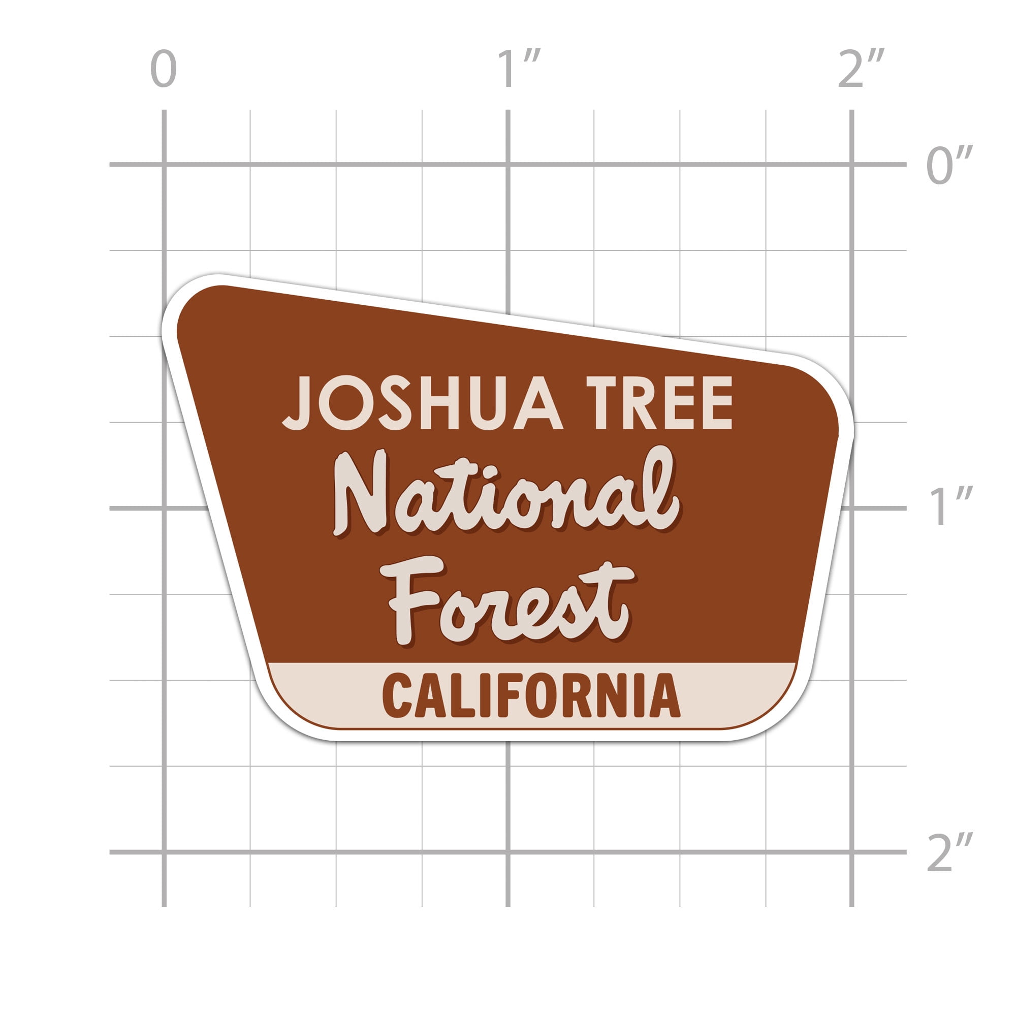 Joshua Tree Forest National California ca Sticker for water bottle ...