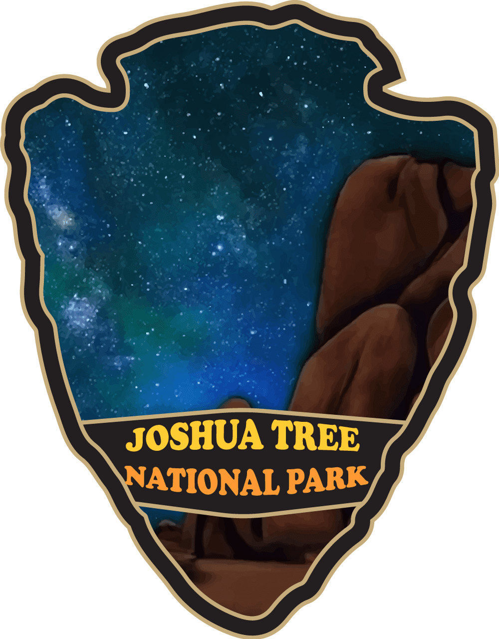 Joshua Tree National Park Decal Sticker 6 inches - US National Parks ...