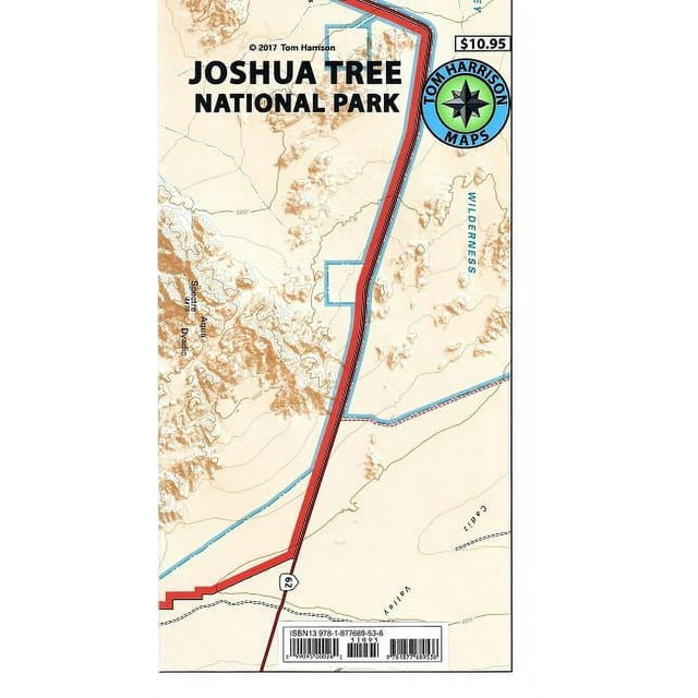 Joshua Tree National Park Recreation Map - Walmart.com