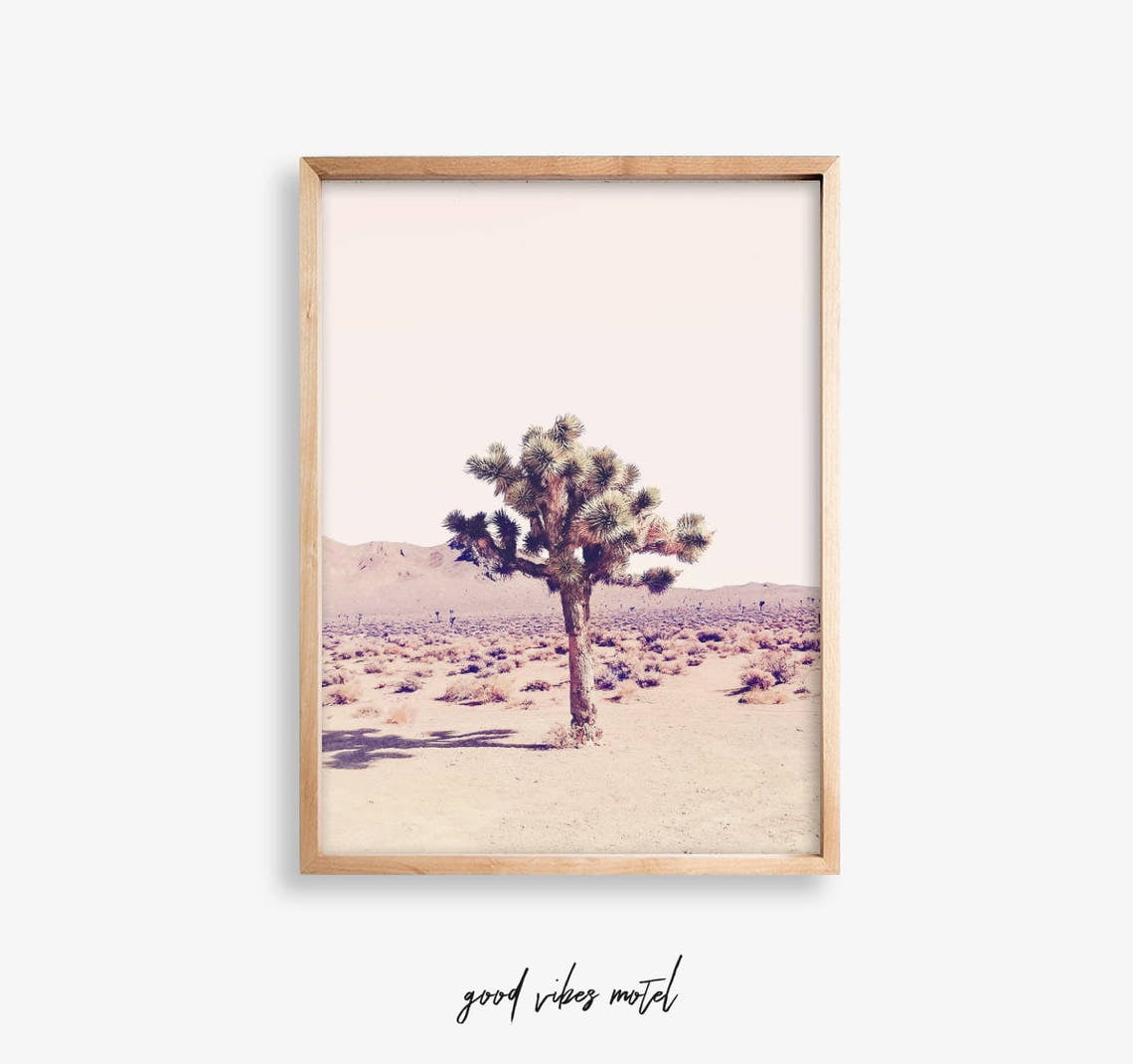 Joshua Tree Poster, Desert Wall Art Poster Poster, Southwestern Decor ...