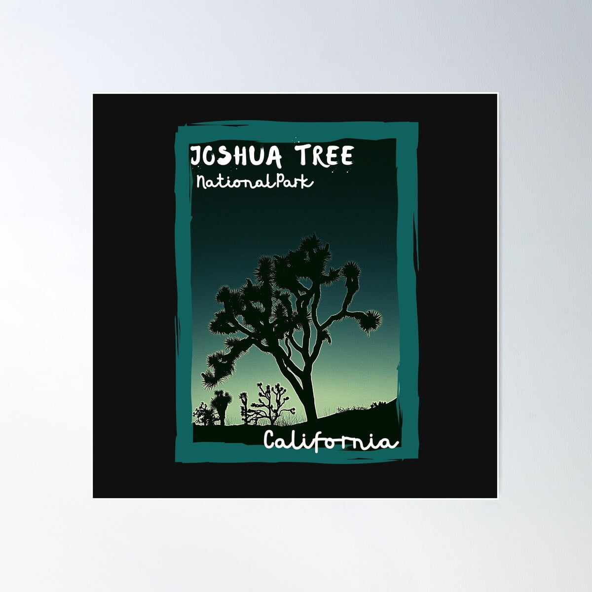 Joshua Tree Poster Wall Art, Modern Wall Decor For Living Room Bedroom ...