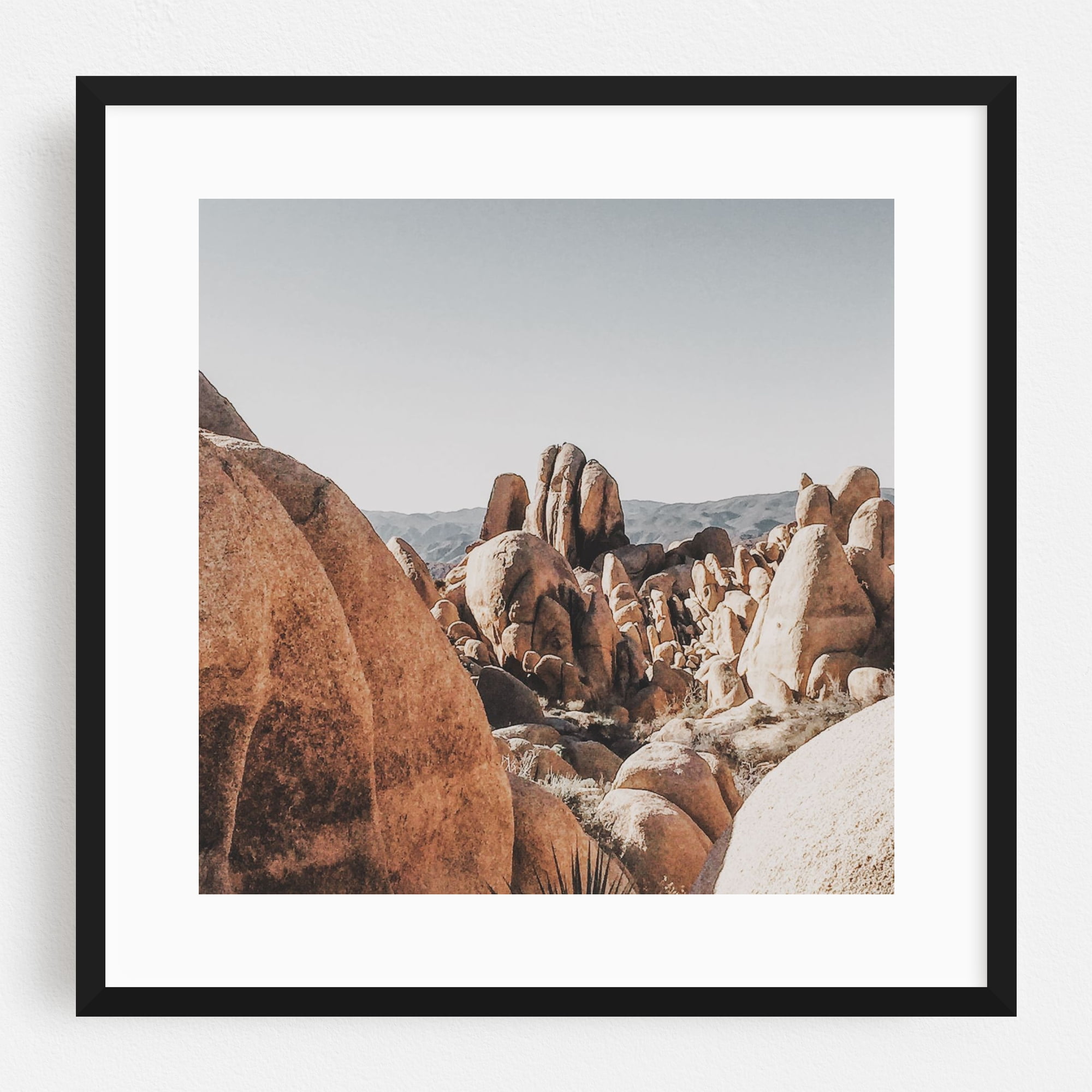 Joshua Tree Rock Formation - Joshua Tree California Photography Desert ...