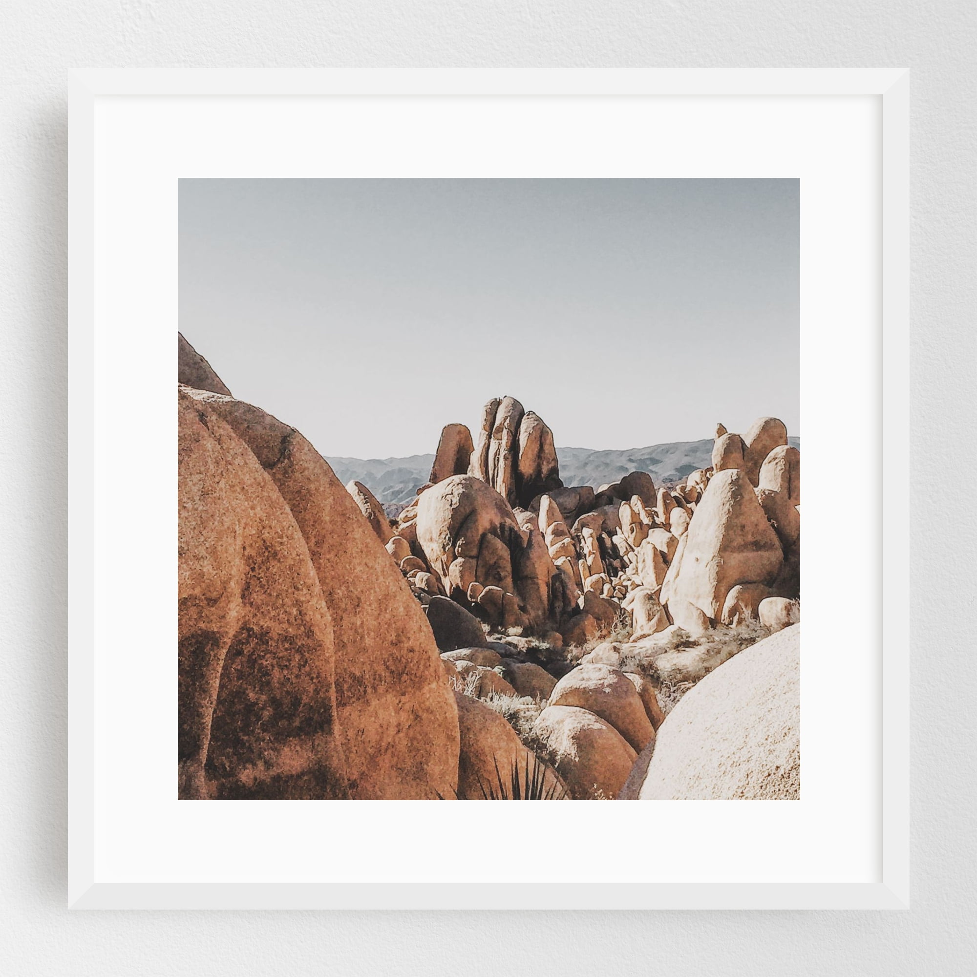 Joshua Tree Rock Formation - Joshua Tree California Photography Desert ...