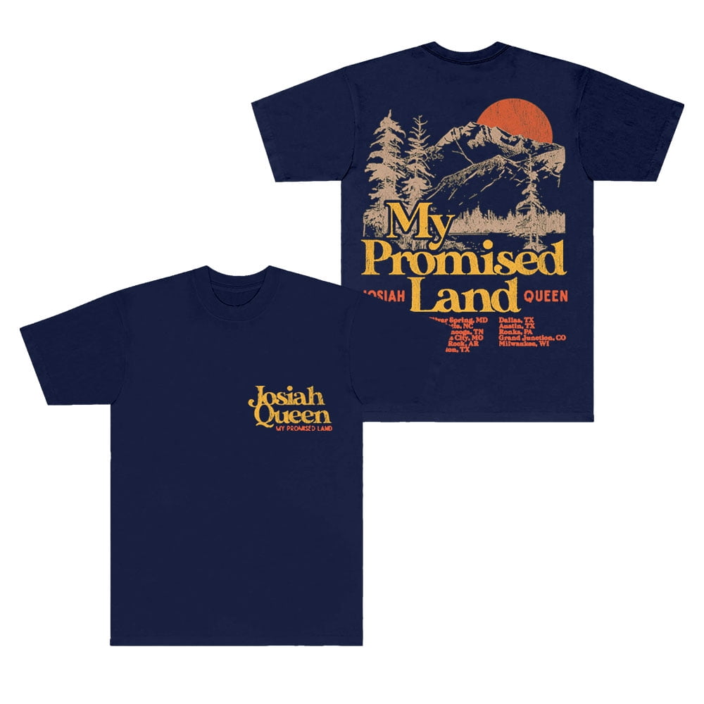 Josiah Queen My Promised Land Tour 2025 T-Shirts Short Sleeve Tops ...