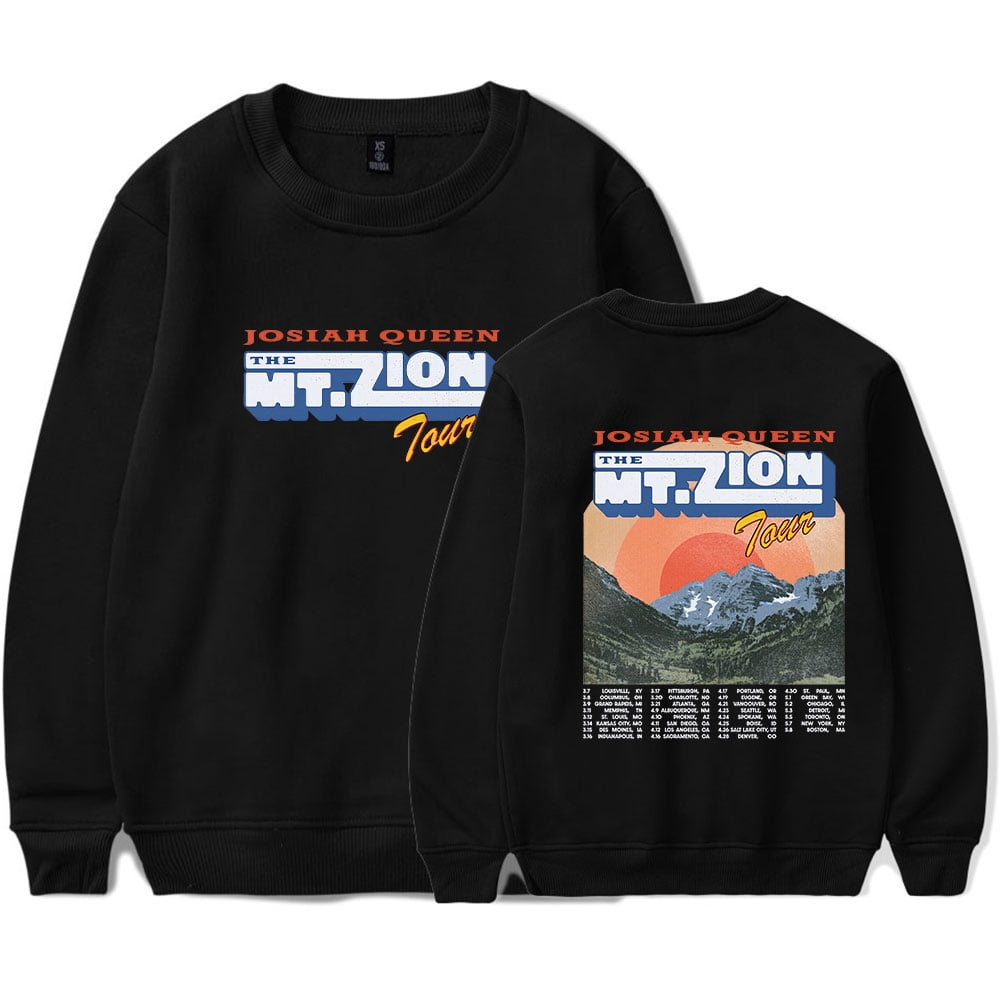 Josiah Queen The Mt. Zion Tour Crewneck Sweatshirt Long Sleeve ...