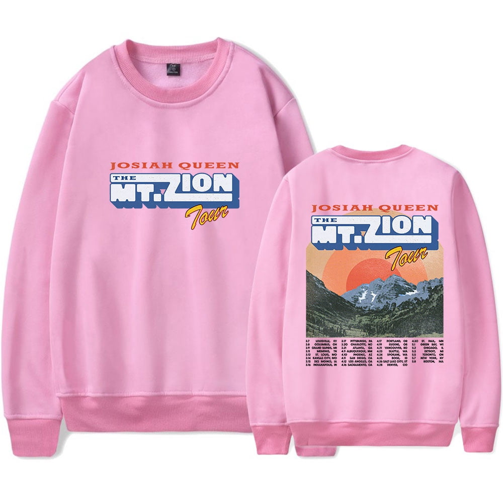 Josiah Queen The Mt. Zion Tour Crewneck Sweatshirt Long Sleeve ...