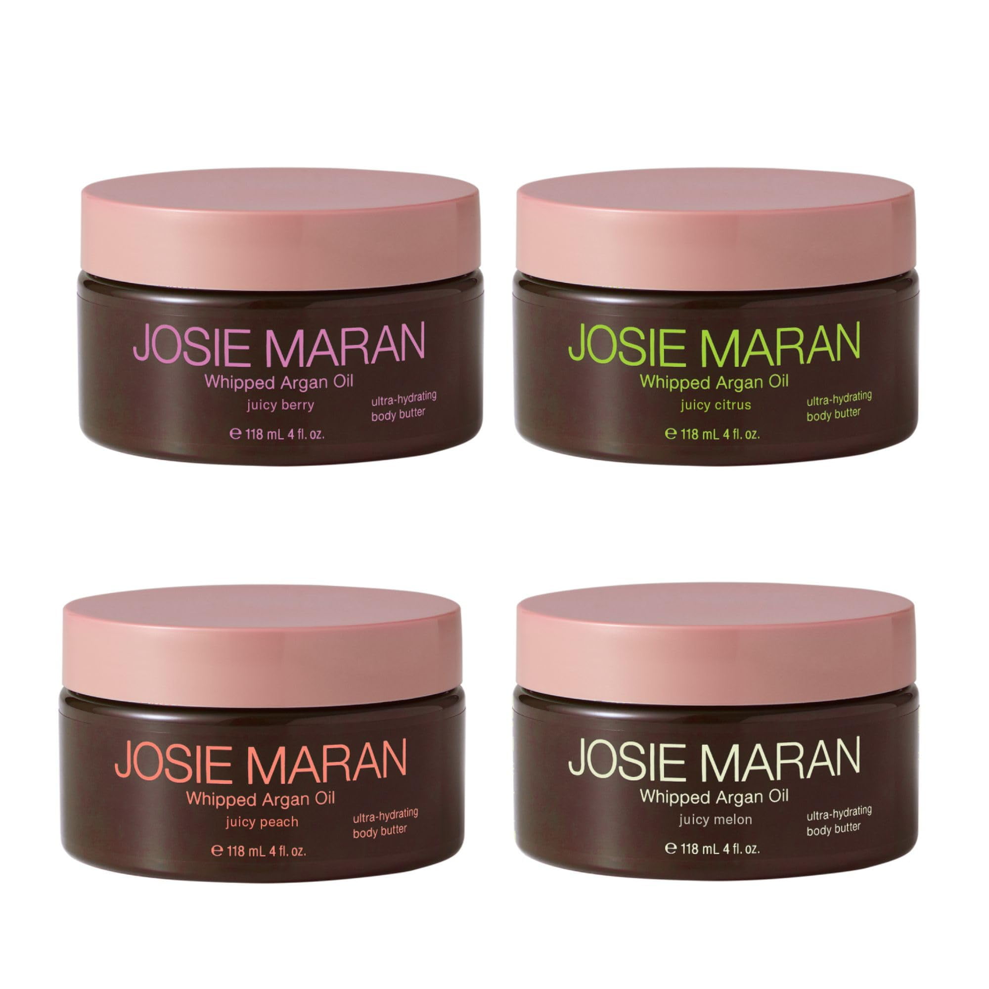 Josie Maran 4 Piece DPF11 Whipped Argan Oil Body Butter - Skin Firming ...