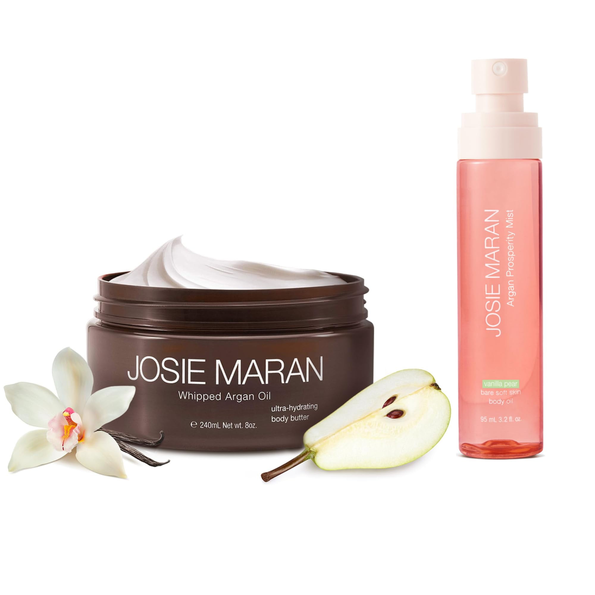 Josie Maran Argan Layering Kit - Whipped Argan Oil Body Butter Gift Set ...