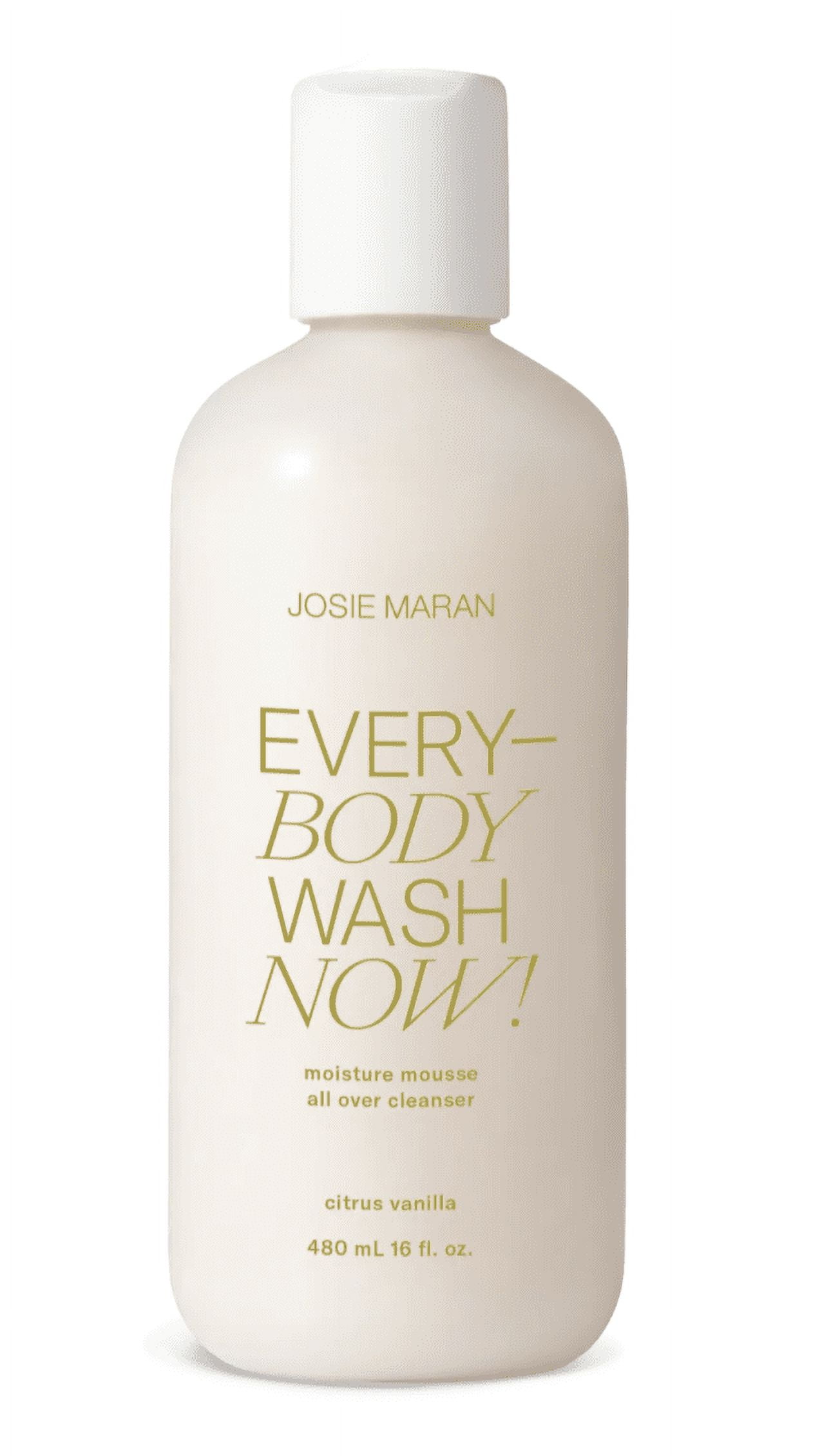 Josie Maran EveryBODY Wash Now! Moisture Mousse All-Over Cleanser 16 oz ...