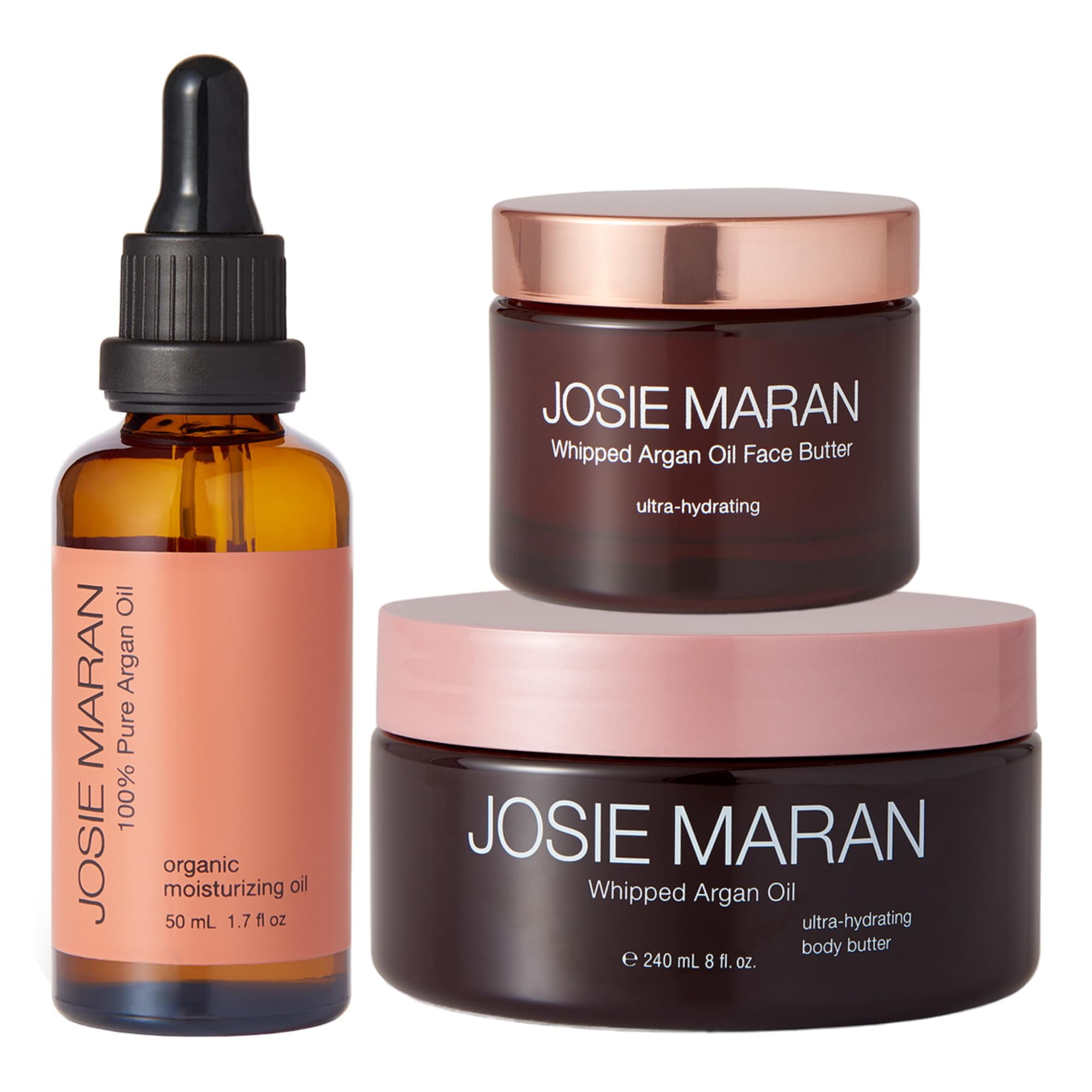 Josie Maran Head-to-Toe Hydration Kit HYZ01 - Whipped Argan Body Butter ...