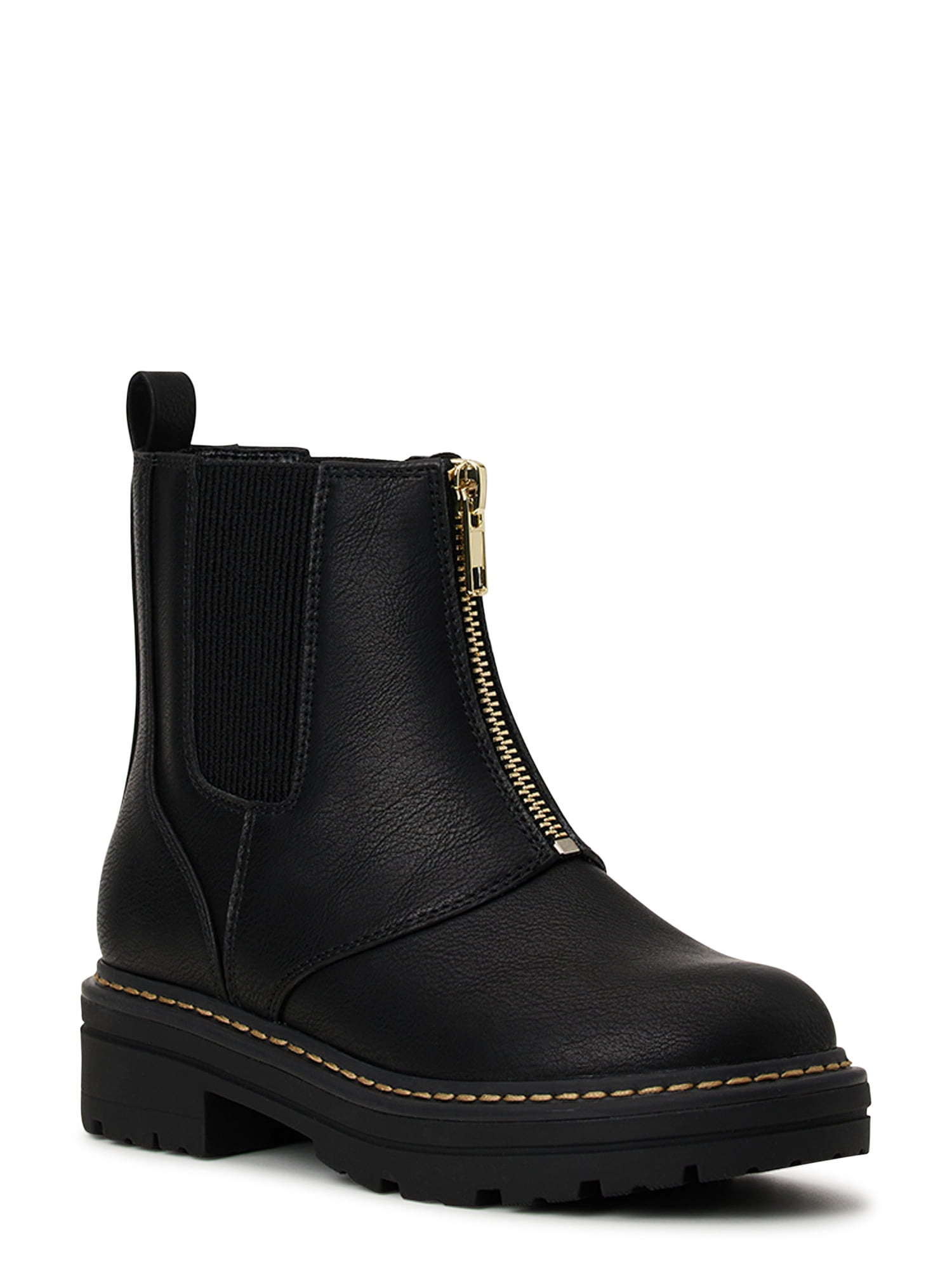 Josmo Girls Waterproof Chelsea Boots Black, Size 5 - Walmart.com