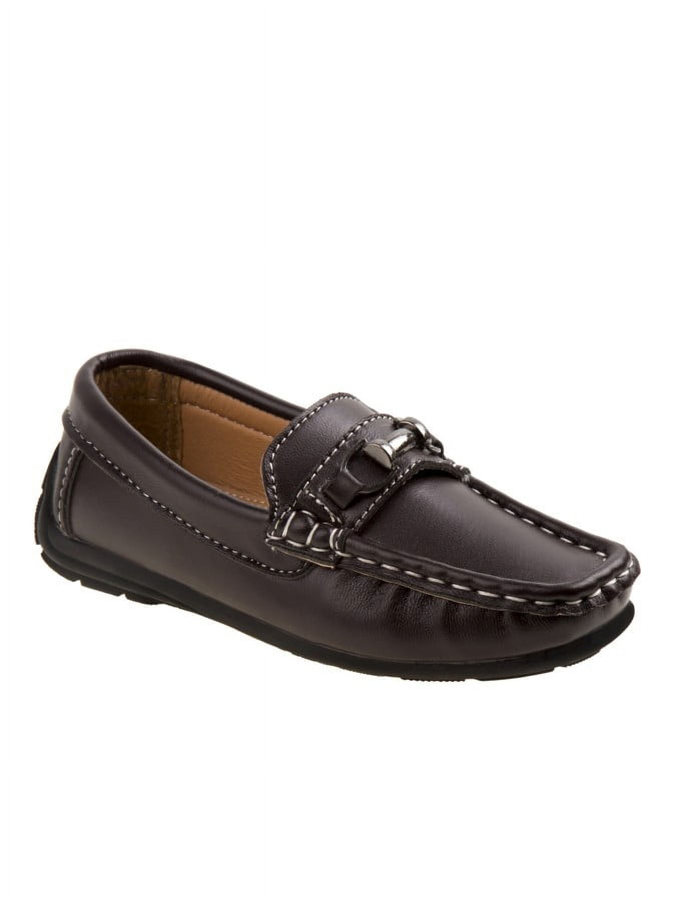 Josmo Little Kids Boys Loafer, Brown , Size: 1 - Walmart.com