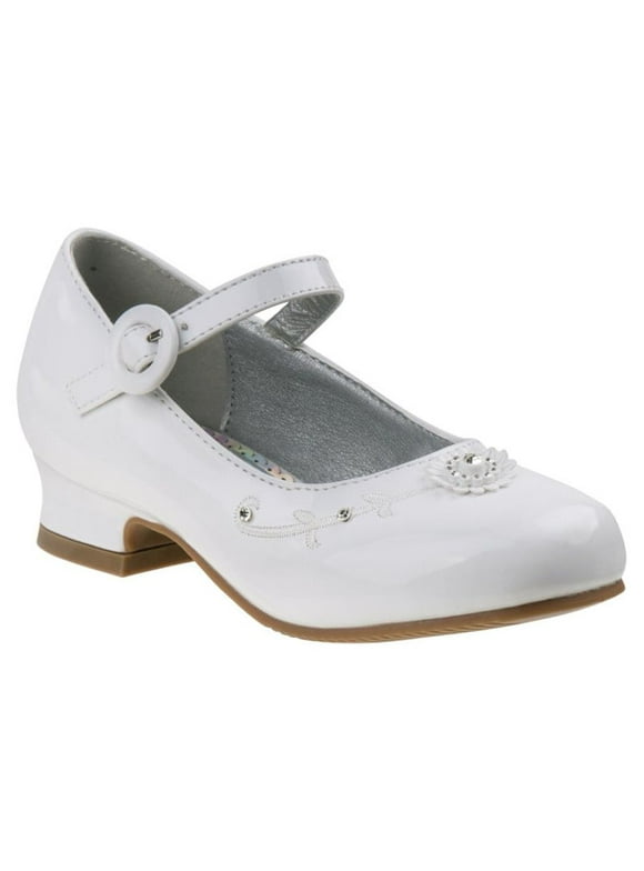 Girls' White Dress Shoes
